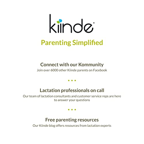 Kiinde Twist Active-Latch Nipples for Breast Milk, Discourages Lazy Latching, Seamless Transition Between Bottle and Breast, Helps Relieve Colic - Slow Flow (2 Pack)
