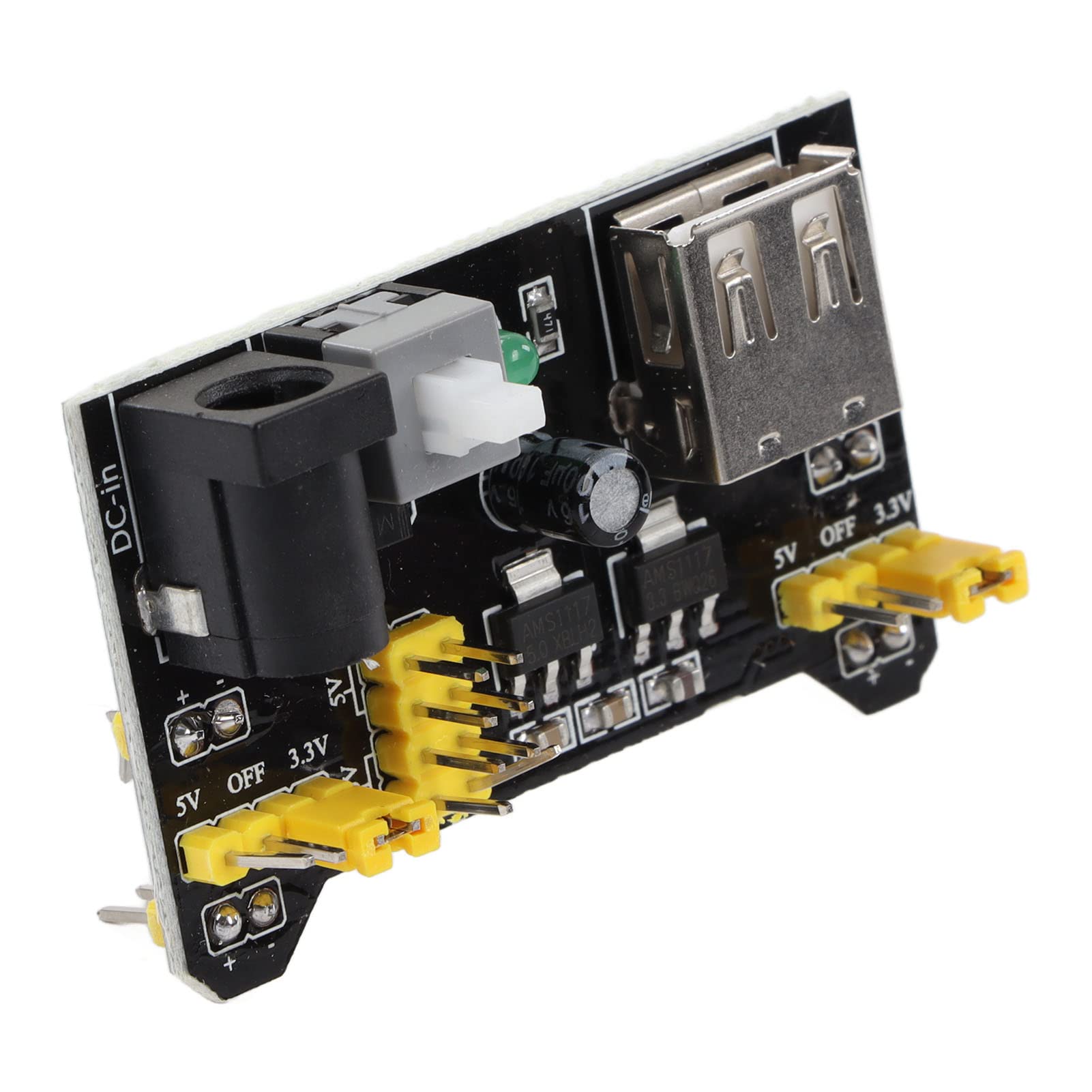 65Pcs Wire, Standard Pin 830 Tie Points Breadboard Less Error 3.3V 5V Power Supply Module for DIY Project Programming