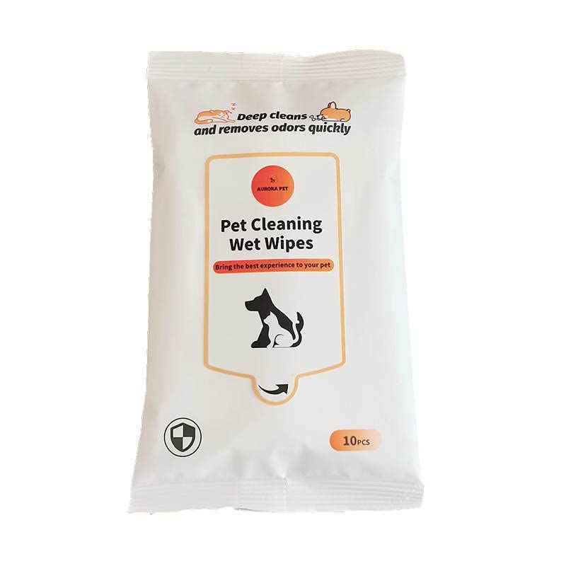 Aurora Pet Bundle Pack (2) Merrick Fresh Kisses Double-Brush Mint Breath Strip Infused Small Dental Dog Treats with AuroraPet Wipes