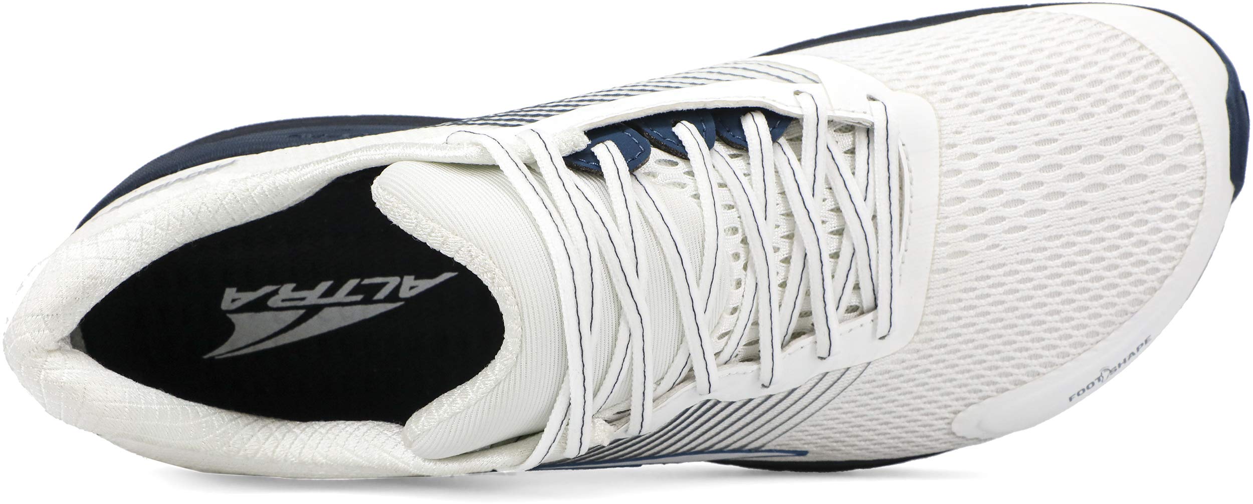 ALTRA Men's AL0A4PEA Provision 4 Road Running Shoe, White/Navy - 9.5 M US