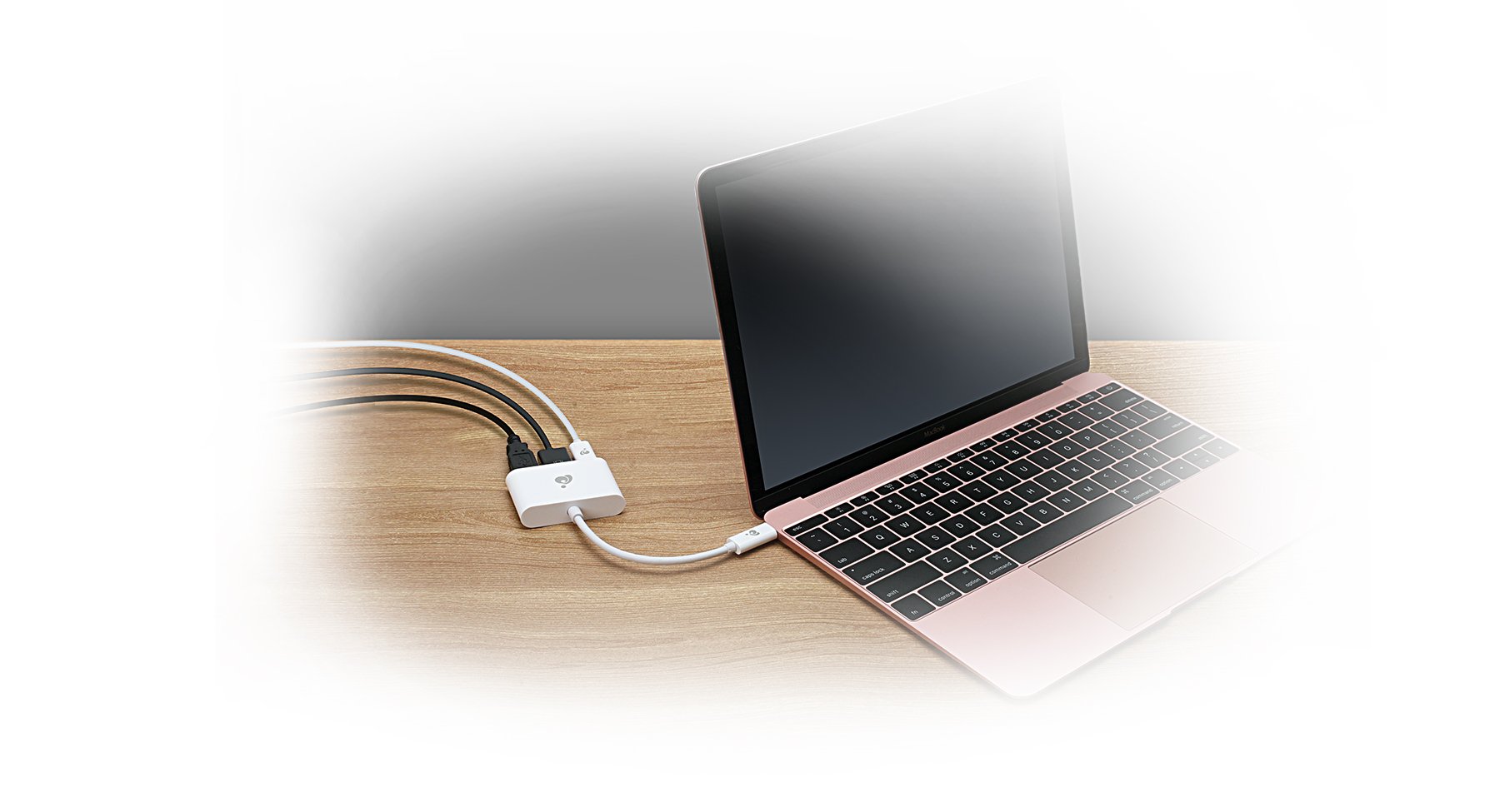 IOGEAR USB-C to 1 to 3 Adapter - 1 HDMI Out - 1 USB A Out - 1 USB-C - Power Delivery 100W - 4K@30Hz - MacBook Pro - iMac - Chromebook - More USB 3.0 Type-C Devices - GUC3C3H