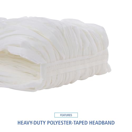 Boardwalk Cut-End Wet Mop Head, Rayon, No. 24, White, 12/Carton