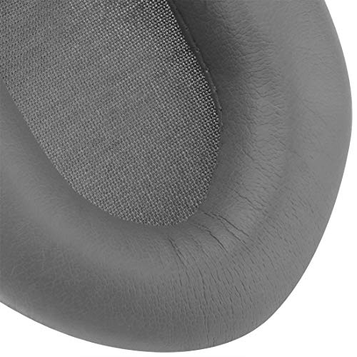 Geekria QuickFit Replacement Ear Pads for V-Moda Crossfade Wireless, M-100, LP, LP2 Headphones Ear Cushions, Headset Earpads, Ear Cups Cover Repair Parts (Grey)