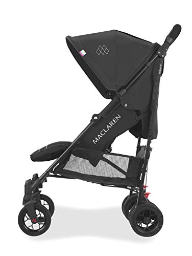 Maclaren Techno Arc Stroller- For newborns up to 55lb with extendable UPF 50+/waterproof hood, multi-position seat and 4-wheel suspension. Compatible with carry cot. Accessories in the box