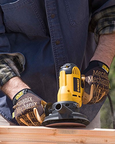 Mechanix Wear: The Original Durahide Leather Work Gloves with Secure Fit, Utility Gloves for Multi-purpose Use, Abrasion Resistant, Added Durability, Safety Gloves for Work (Brown, Large)