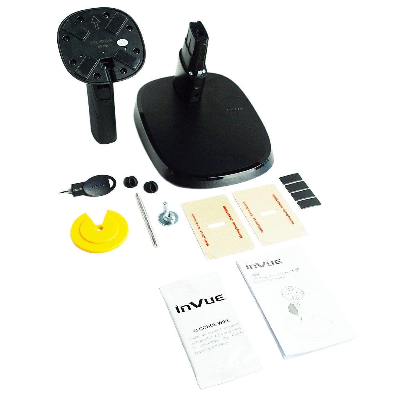 InVue Durable, Portable Tablet Stand & Holder for Business Use Universal Size Tablet Including All Apple iPads, iPad Minis, Samsung Tabs, Microsoft Surface, Kindle Fire, etc.