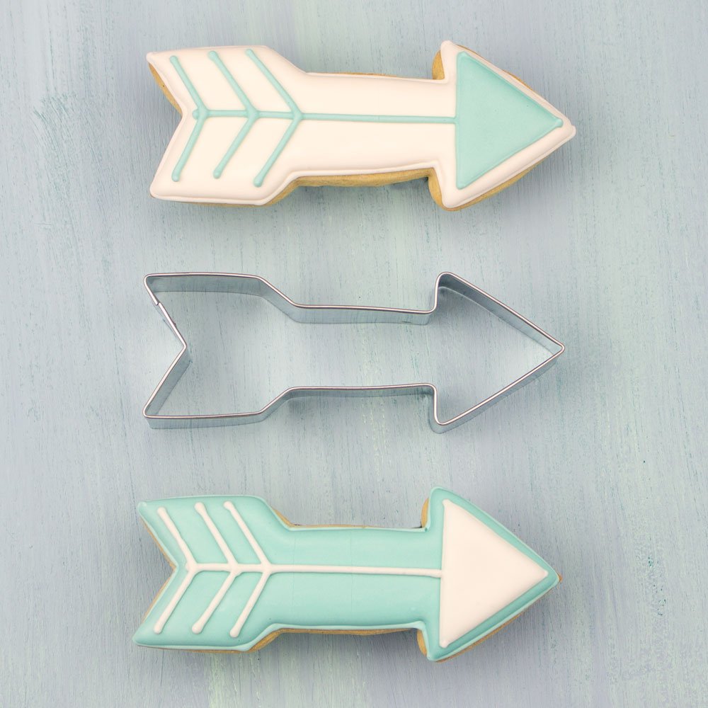Arrow Cookie Cutter 4.5" Made in USA by Ann Clark