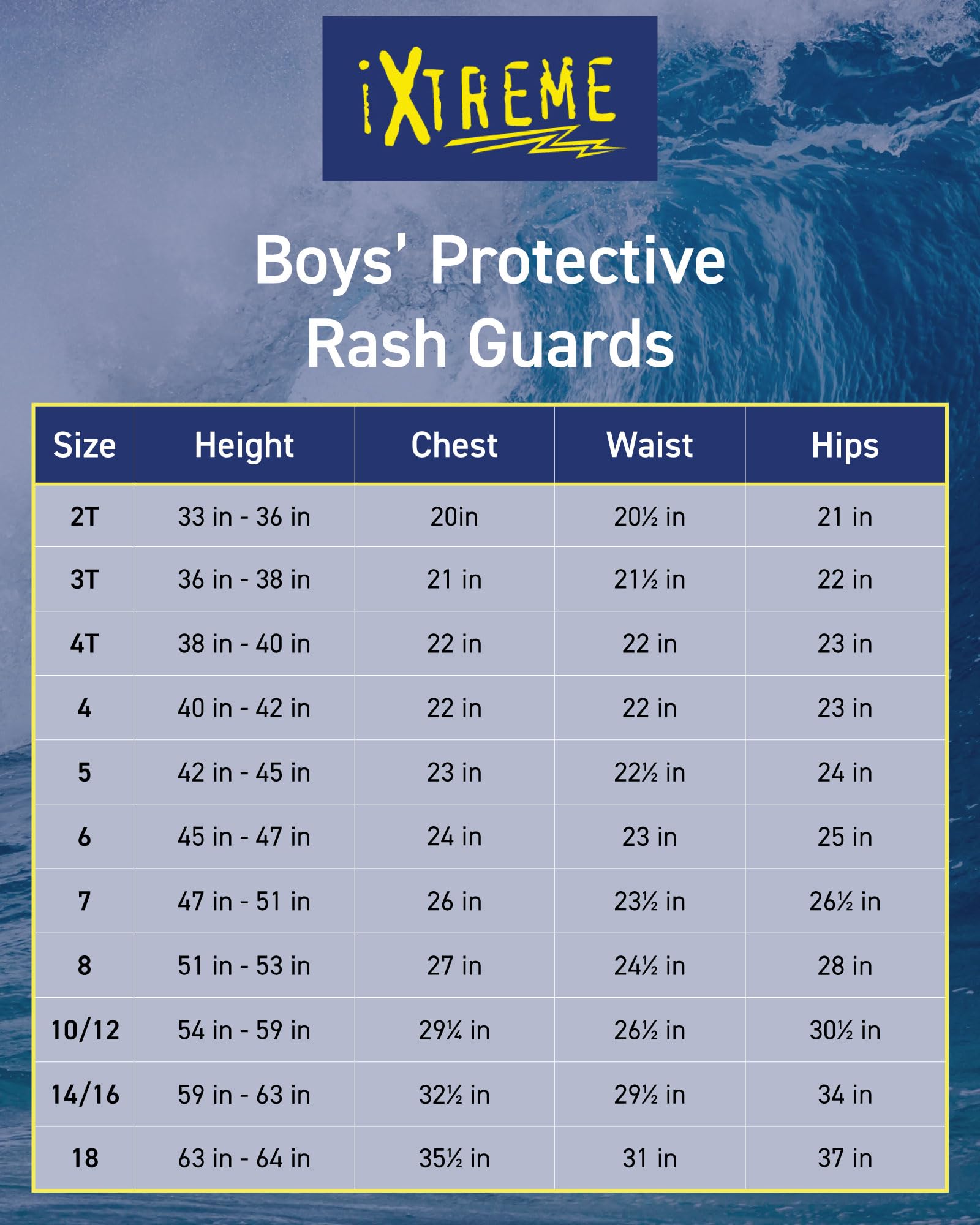 iXtreme Boys' Palm Tree Infant Rash Guard, White, 24M