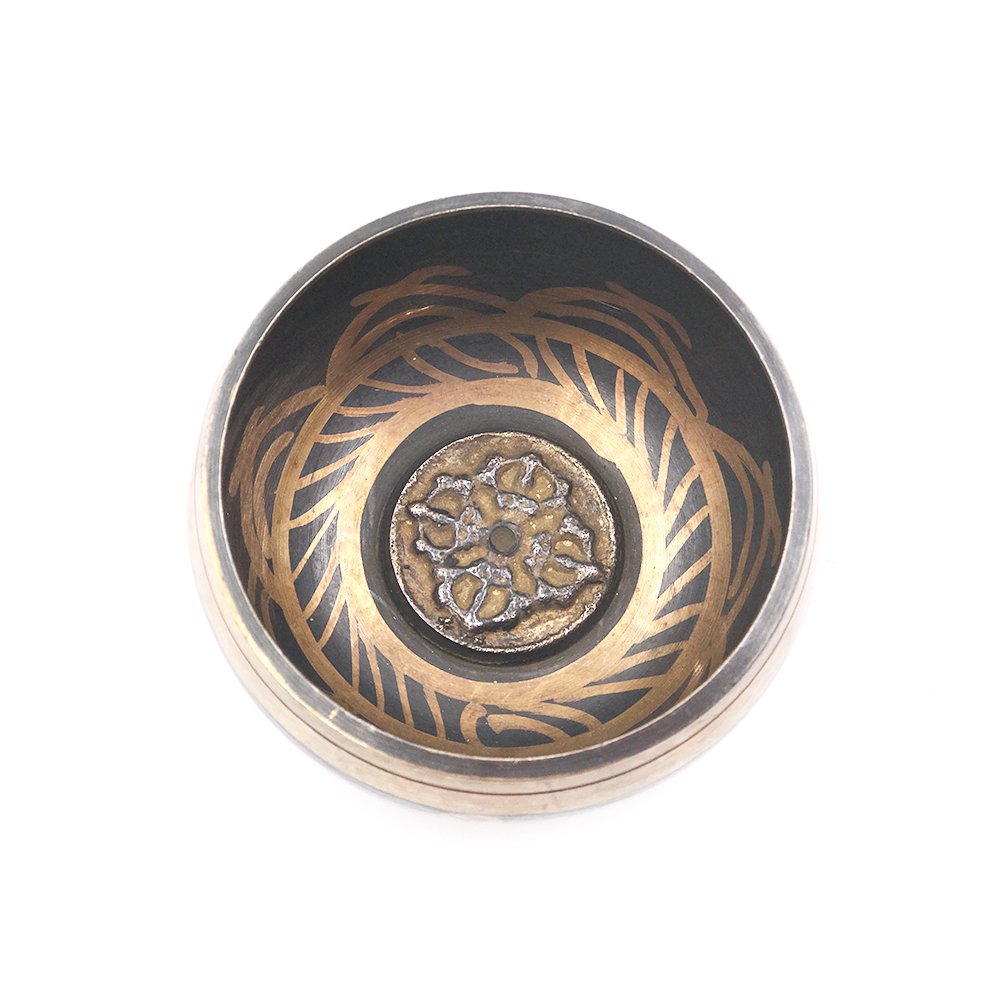 Contineo 3.15 inch Tibetan Singing Bowl with Striker,Meditation Bowl for Healing,Yoga,Relaxation,Mindfulness