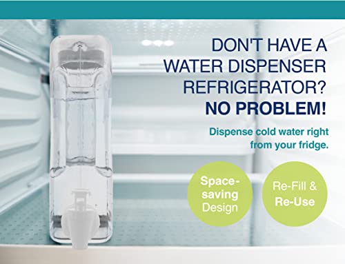 Arrow Home Products Cleara H2O Water Filtration System Replacement Includes 2-Filters and 1-Spigot, 2 Count (Pack of 1), White