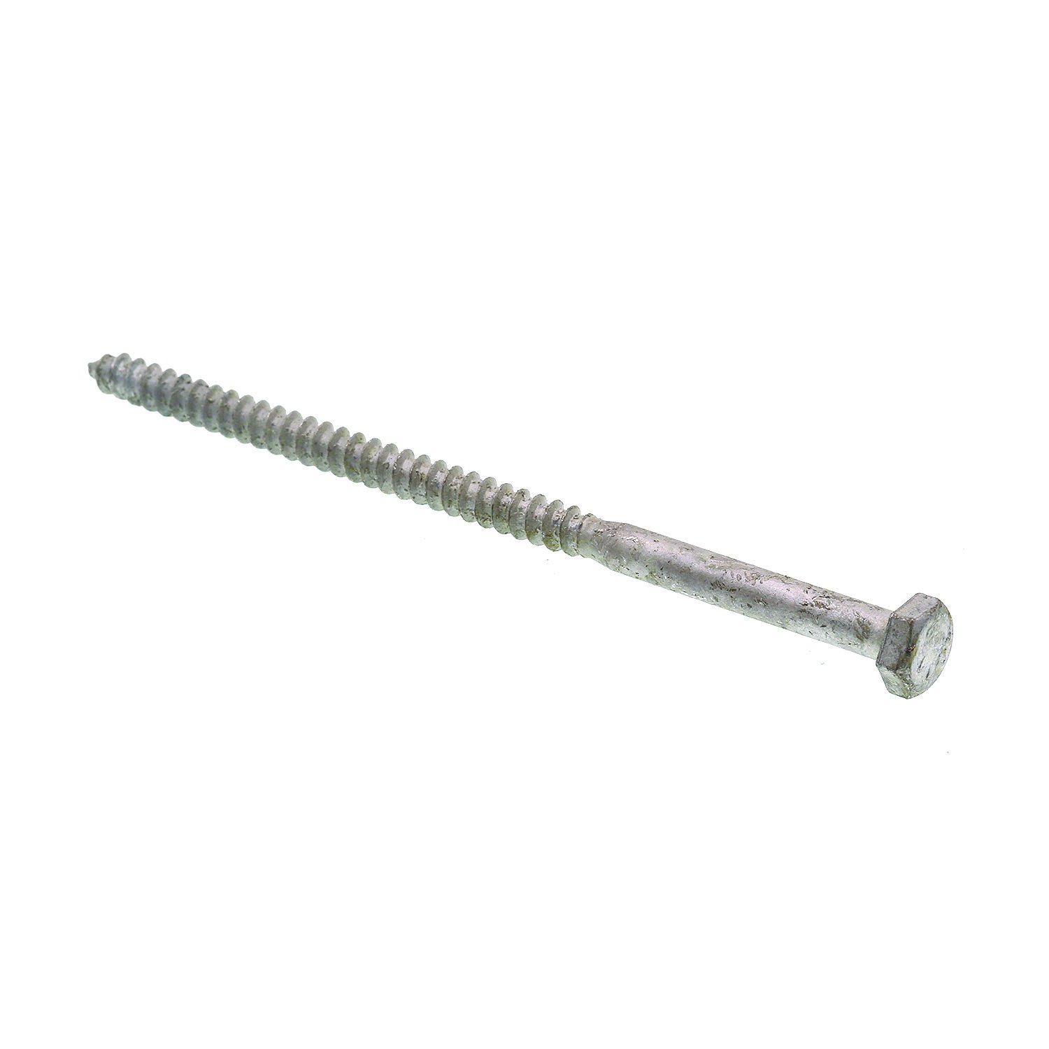 Prime-Line 9055363 Hex Lag Screws, 1/4 In. X 5 In., A307 Grade A Hot Dip Galvanized Steel (15 Pack)