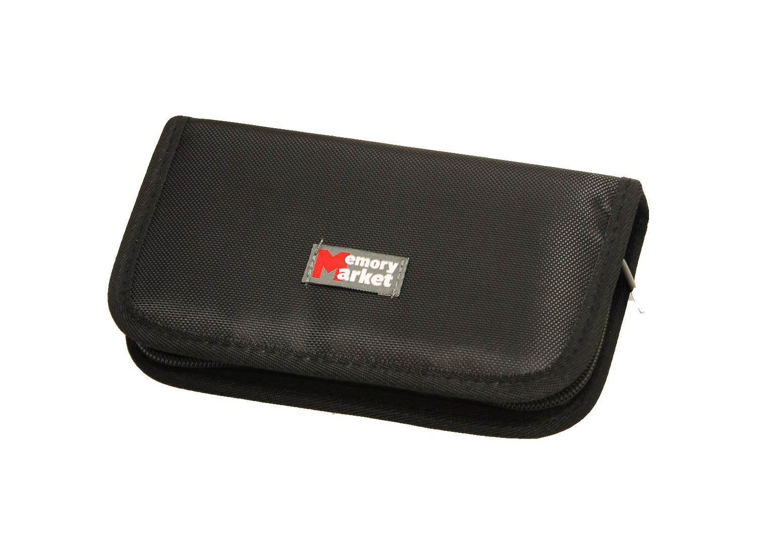 MemoryMarket Nylon Fabric Storage Holder/Wallet/Carrying Case/Bag/Organizer for USB Flash Drives/Thumb Drives/Pen Drives/Jump Drives with Lanyard