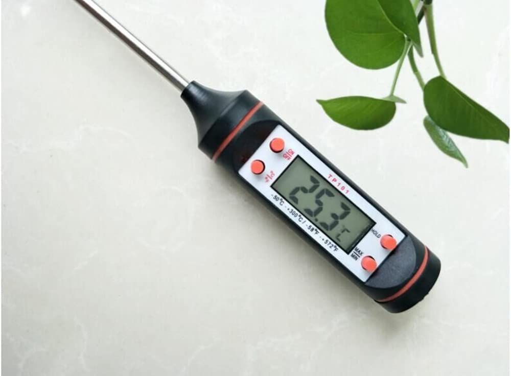 BBQ Thermometer. Digital Meat Thermometer for Cooking, Instant Read Meat Thermometer with Probe, Waterproof Digital Food Probe for Kitchen, Outdoor Grilling and BBQ! (Send Barbecue Tongs)