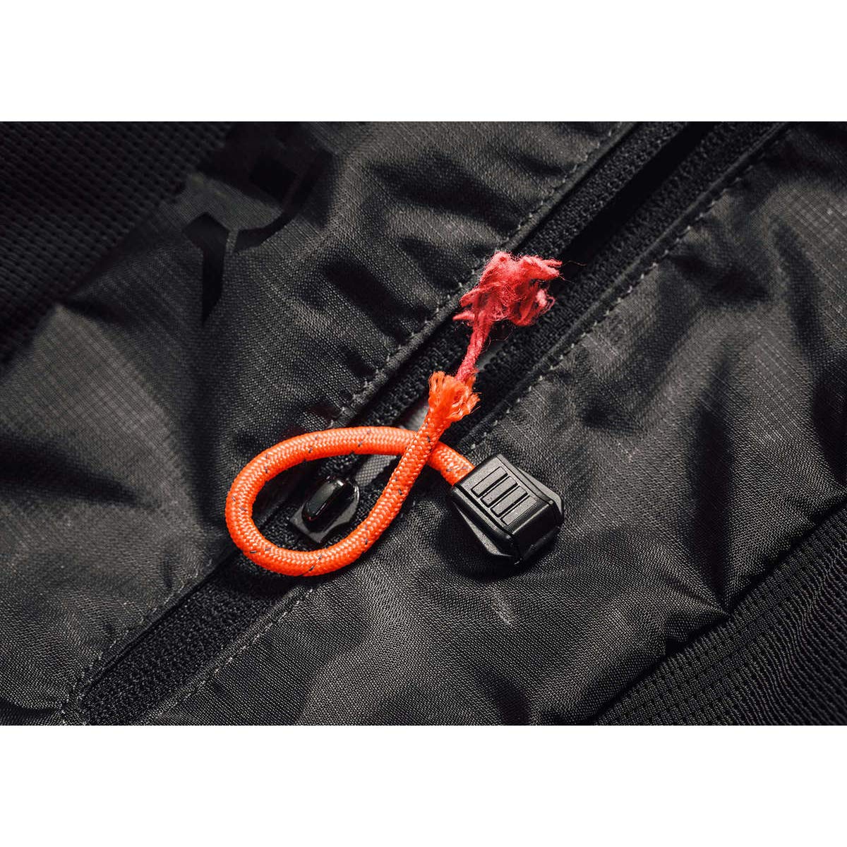 EXOTAC - TinderZIP Zipper Pull Fire Starter with Built-in Tinder for Emergency Kits, Camping, Hiking, and Essential Supplies (Orange)