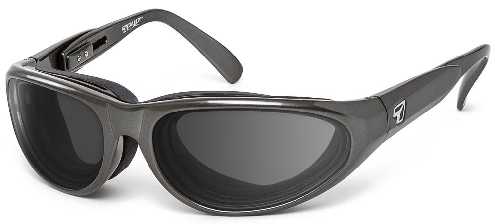 7 EYE Diablo | Wind Blocking Sunglasses - Charcoal, Polarized Gray Lenses, One Size