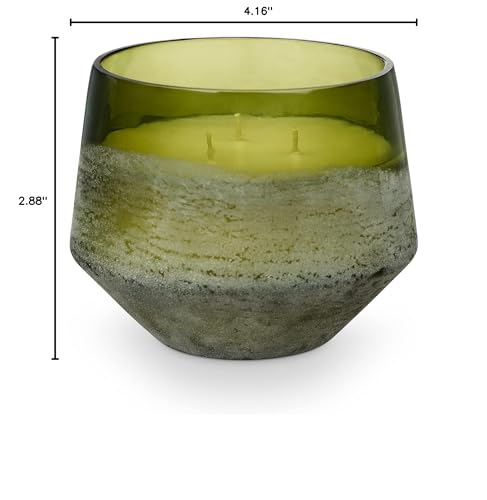 ILLUME Large Baltic Glass Candle, Balsam & Cedar
