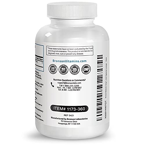 Bronson Melatonin 12mg Fast Dissolve Nighttime Sleep Aid Support & Relaxation Support, 360 Peppermint Vegetarian Lozenges