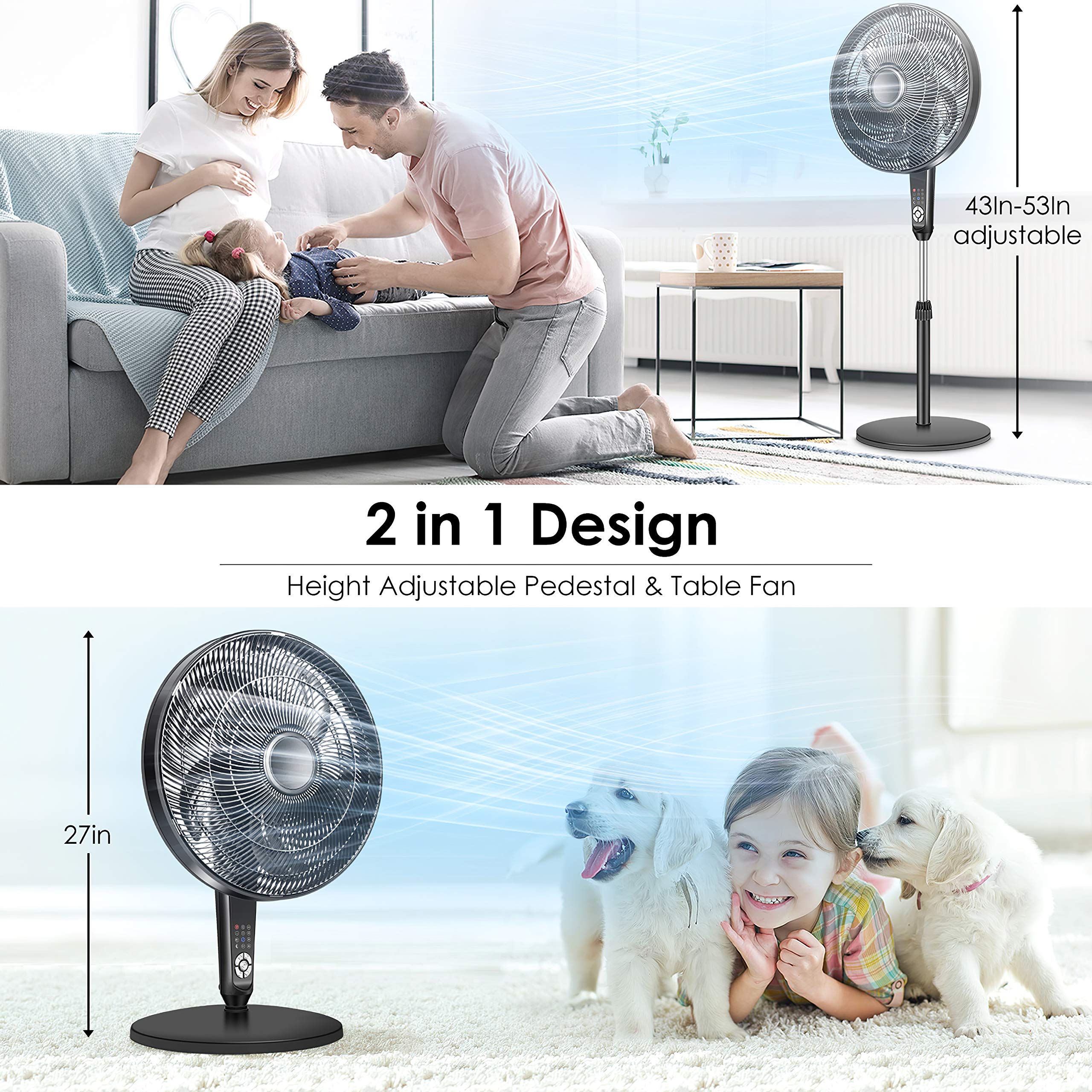 Garifon 16lbs Bean Bag Filler, Bean Bag Filling Bean Bag, Pedestal Fan