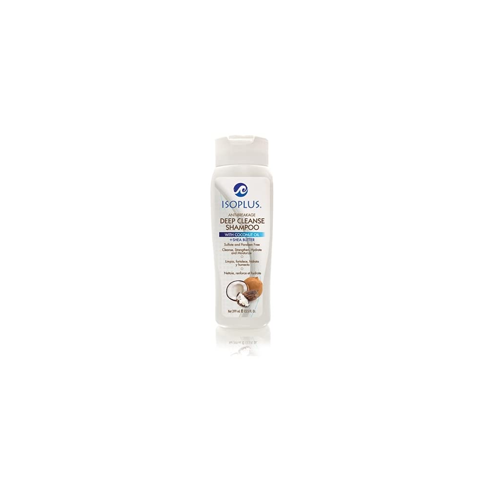 Isoplus Deep Cleanse Shampoo With Coconut Oil & Shea Butter 13.5 Oz