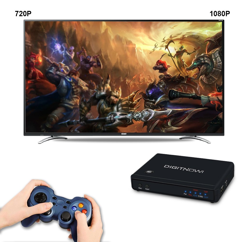 DIGITNOW Video Capture Card Audio capture card Video USB Converter 1080P HDMI Video Vhs Digital Converter/Recorder for PS4, Xbox One/Xbox 360,LiveTV,PVR DVR