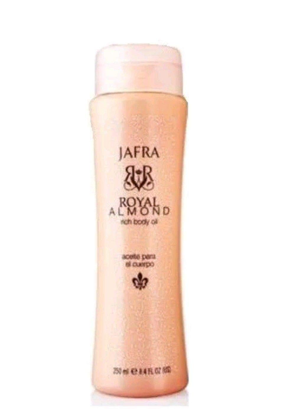 Jafra Royal Almond Body Oil - 8.4 Fl Oz Hydrating Moisturizer for All Skin Tones