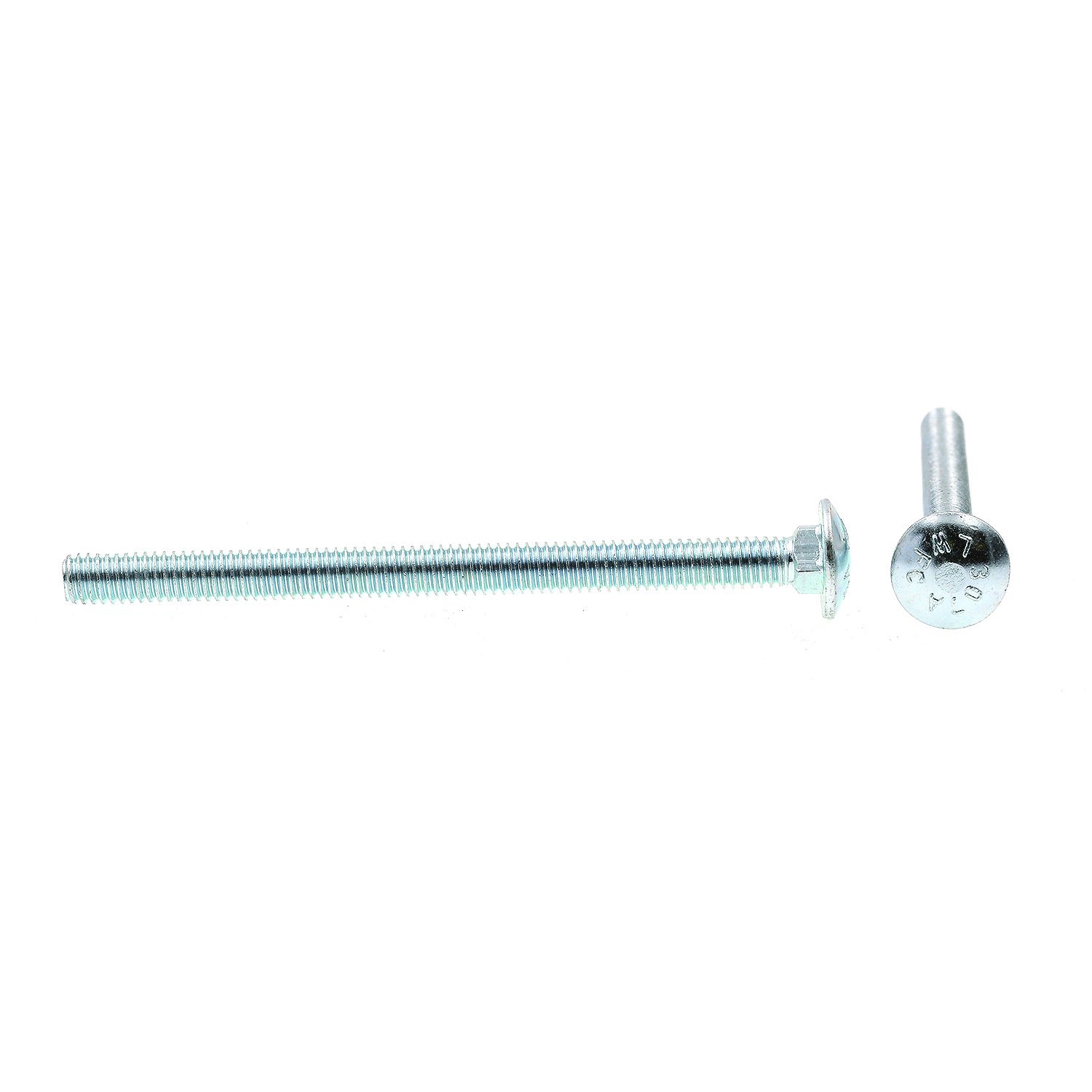 Prime-Line 9063210 Carriage Bolts, 5/16 In.-18 X 4-1/2 In., A307 Grade A Zinc Plated (25 Pack)