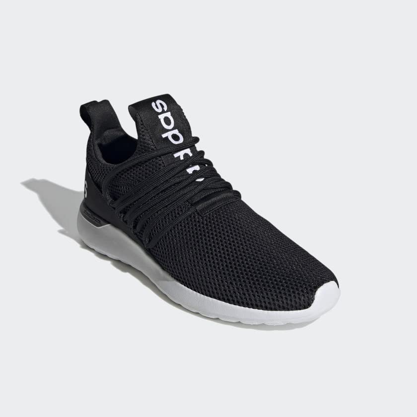 adidas Men's Lite Racer Adapt 3.0 Running Shoe, Core Black/Black/White, 12