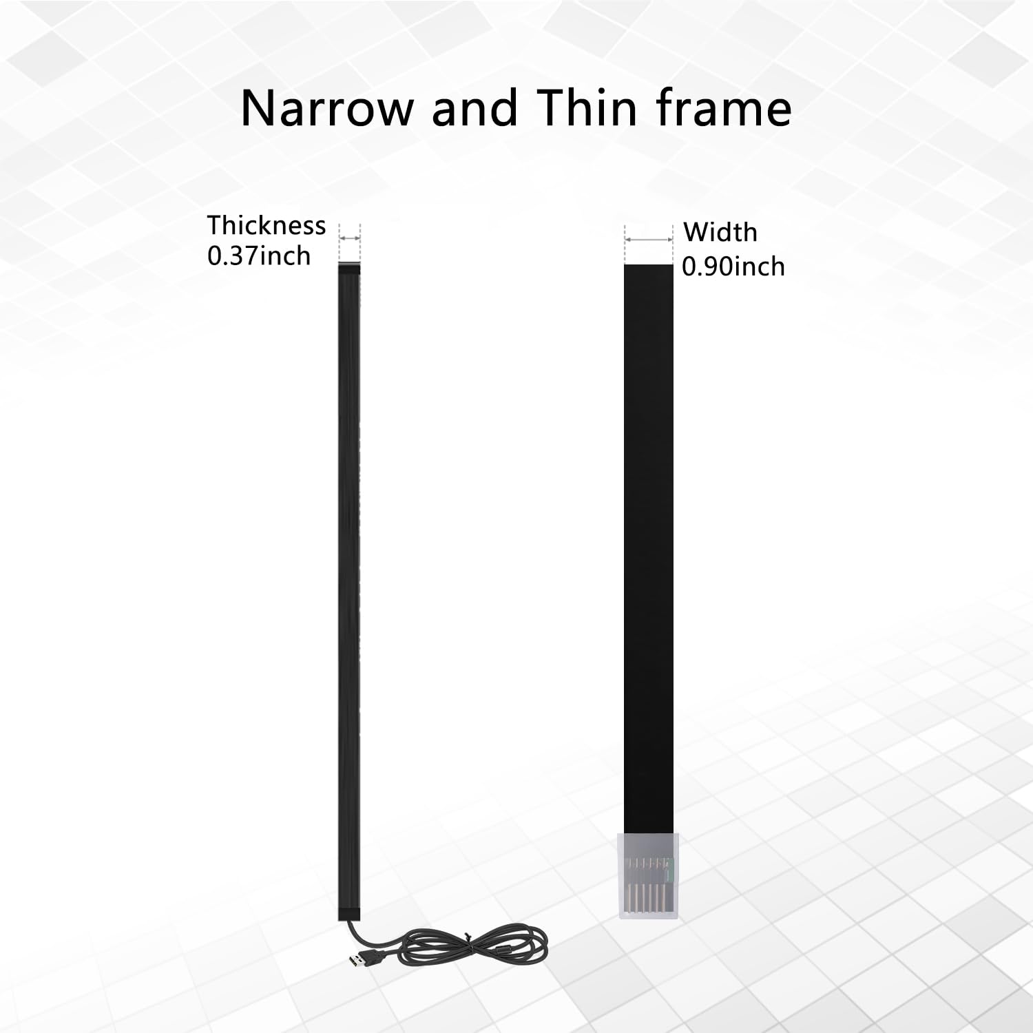 GreenTouch 55 inch 10 Points IR Touch Frame Infrared Touch Screen Without Glass USB Interface Free-Drive for Touch Monitor, Interactive White Board, Digital Kiosks and Interactive Displays
