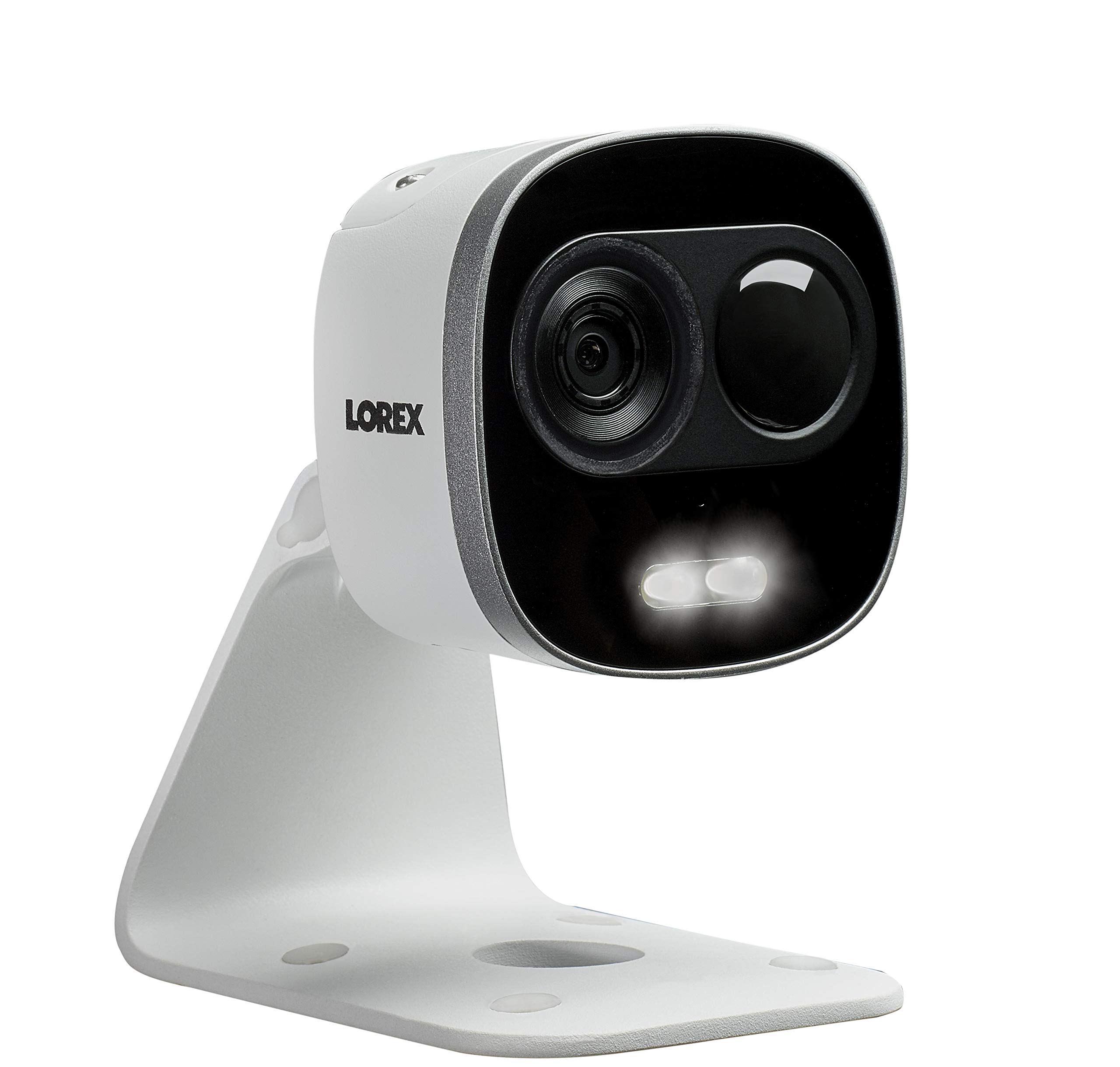 Lorex Weatherproof Indoor/Outdoor 4K Ultra HD Active Deterrence Security Camera, HD Camera w/Long Range Color Night Vision, 2- Way Talk, Motion Activated Lights, and Remote-Triggered Sirens