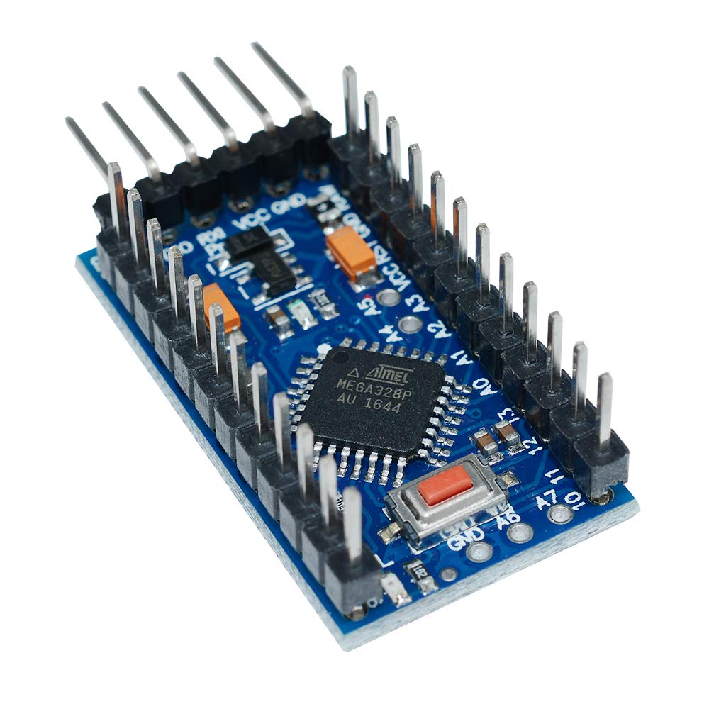 diymore 5pcs Pro Mini ATmega328P 3.3V 8M Module Board with Crystal Oscillator Pins Replace ATmega128