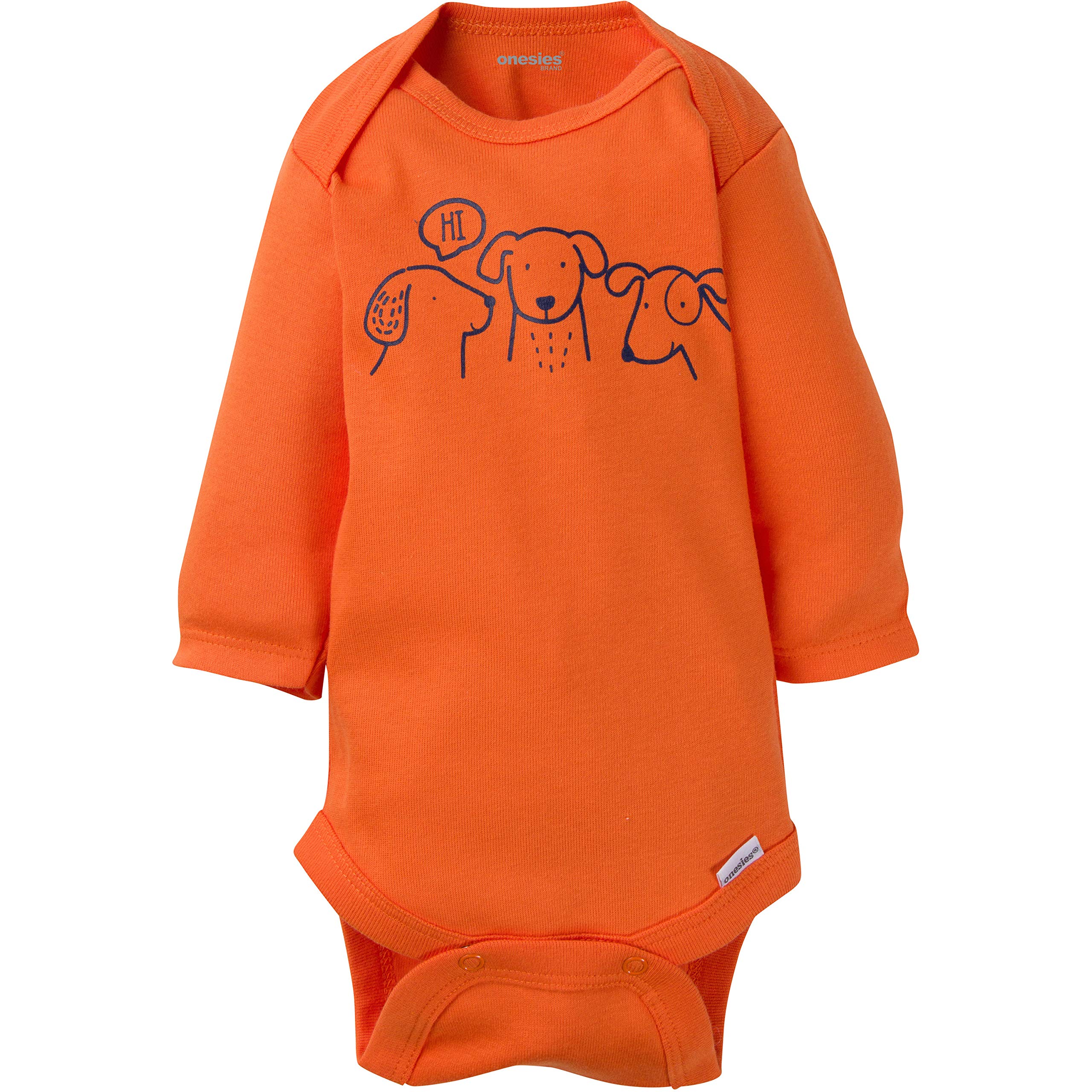 Onesies BrandUnisex Baby6-Pack Long Sleeve BodysuitsdogNewborn