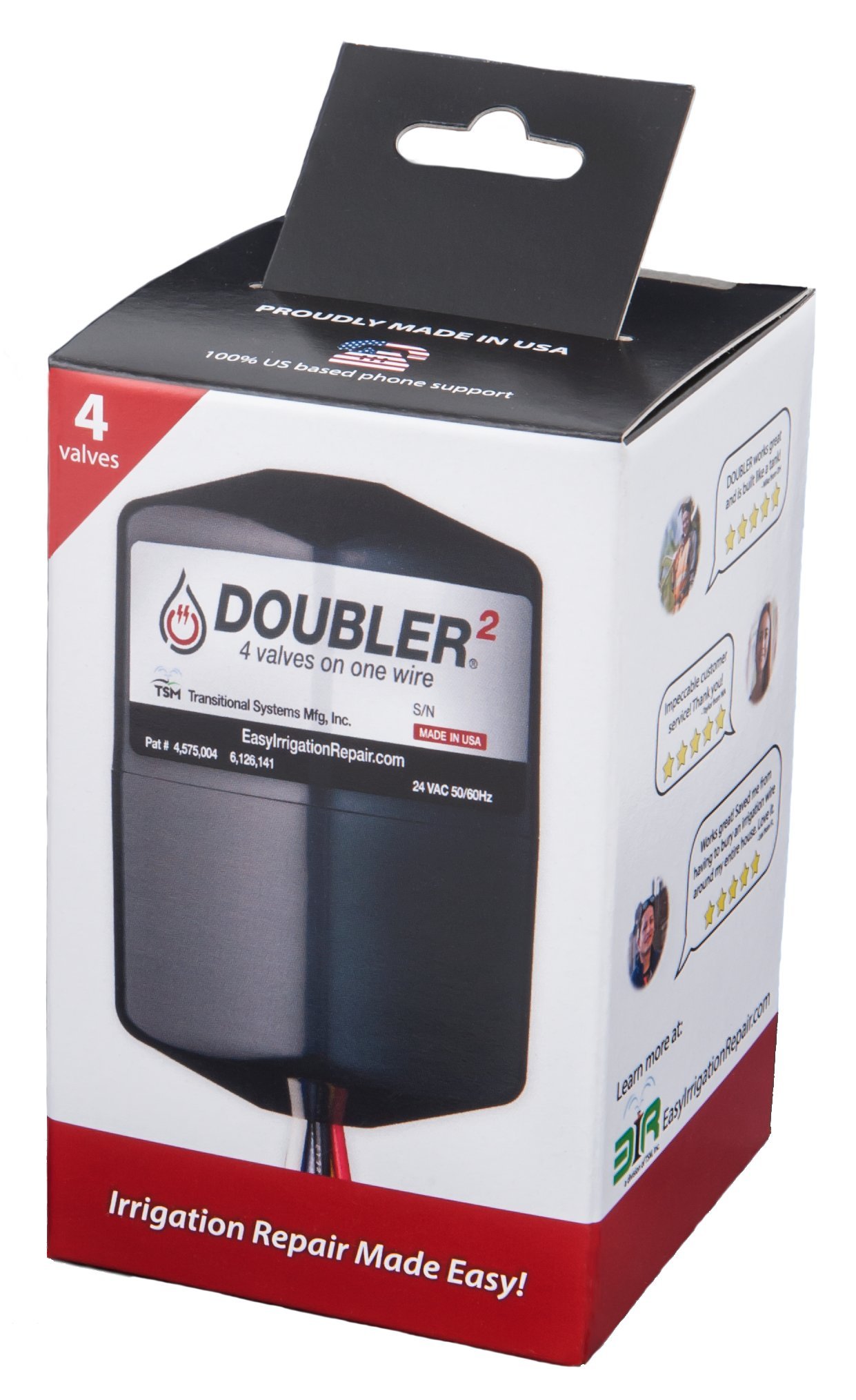 DOUBLER2 - 4 Valves on One Wire / Expand or Repair Your Irrigation System with Ease