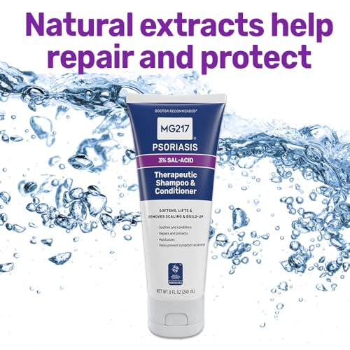 MG217 Psoriasis Scalp Solutions, Shampoo + Conditioner, 8 Ounce (5603)