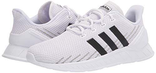 adidas Men's Questar Flow Nxt Running Shoe, White/Black/Grey, 8.5