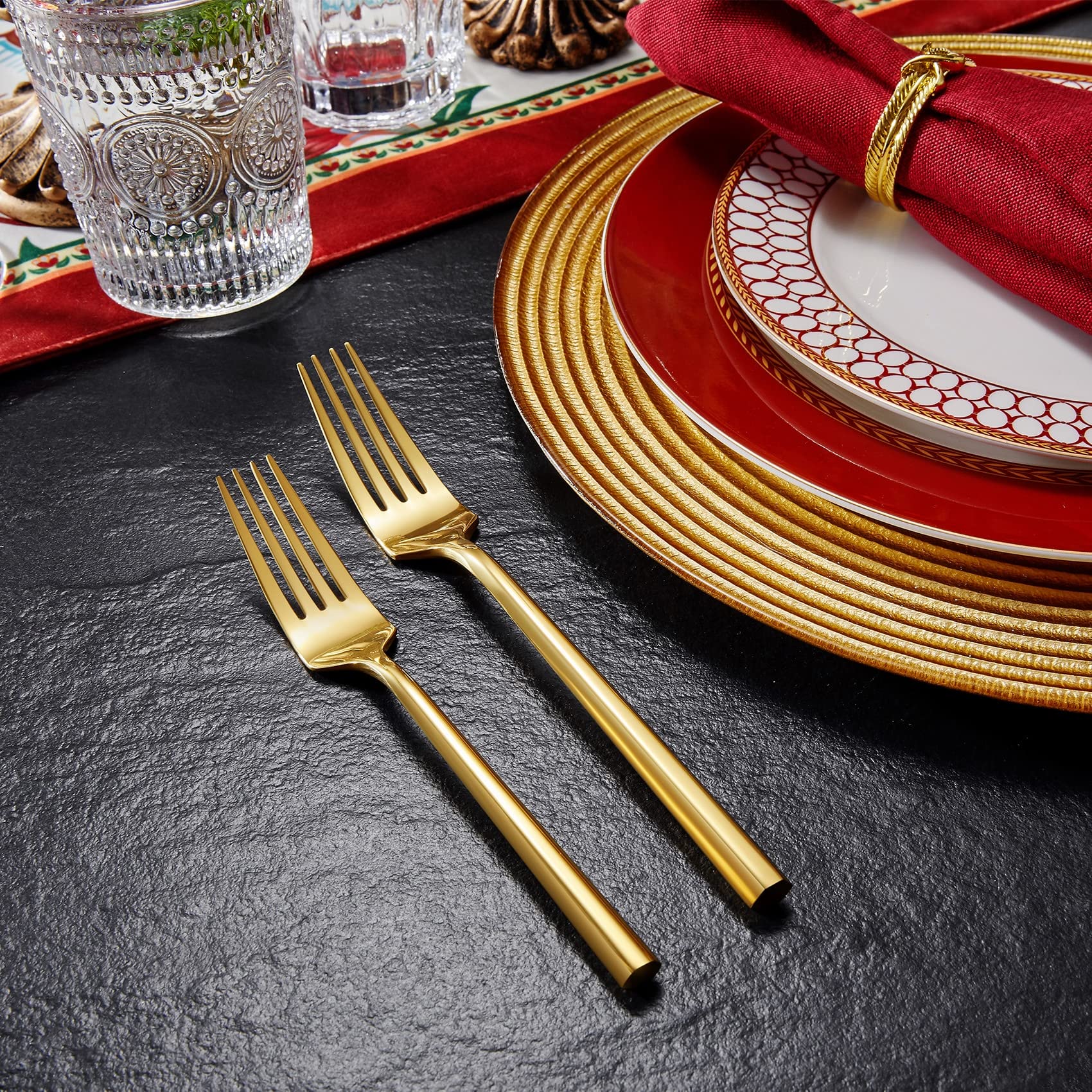 KEAWELL 20-Piece Flatware set (Mirror Silver)