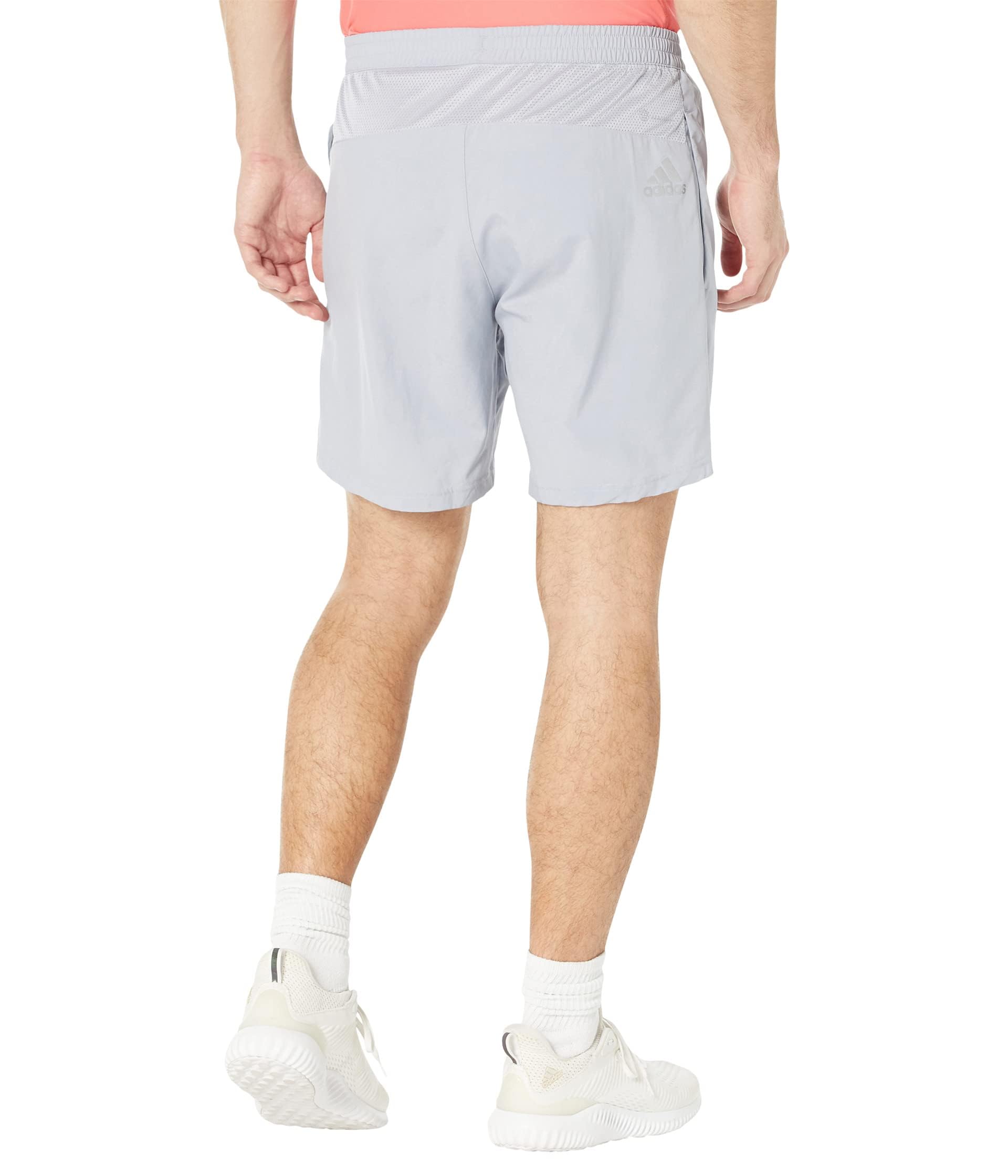adidas Men's Run It Shorts, Halo Silver, Small