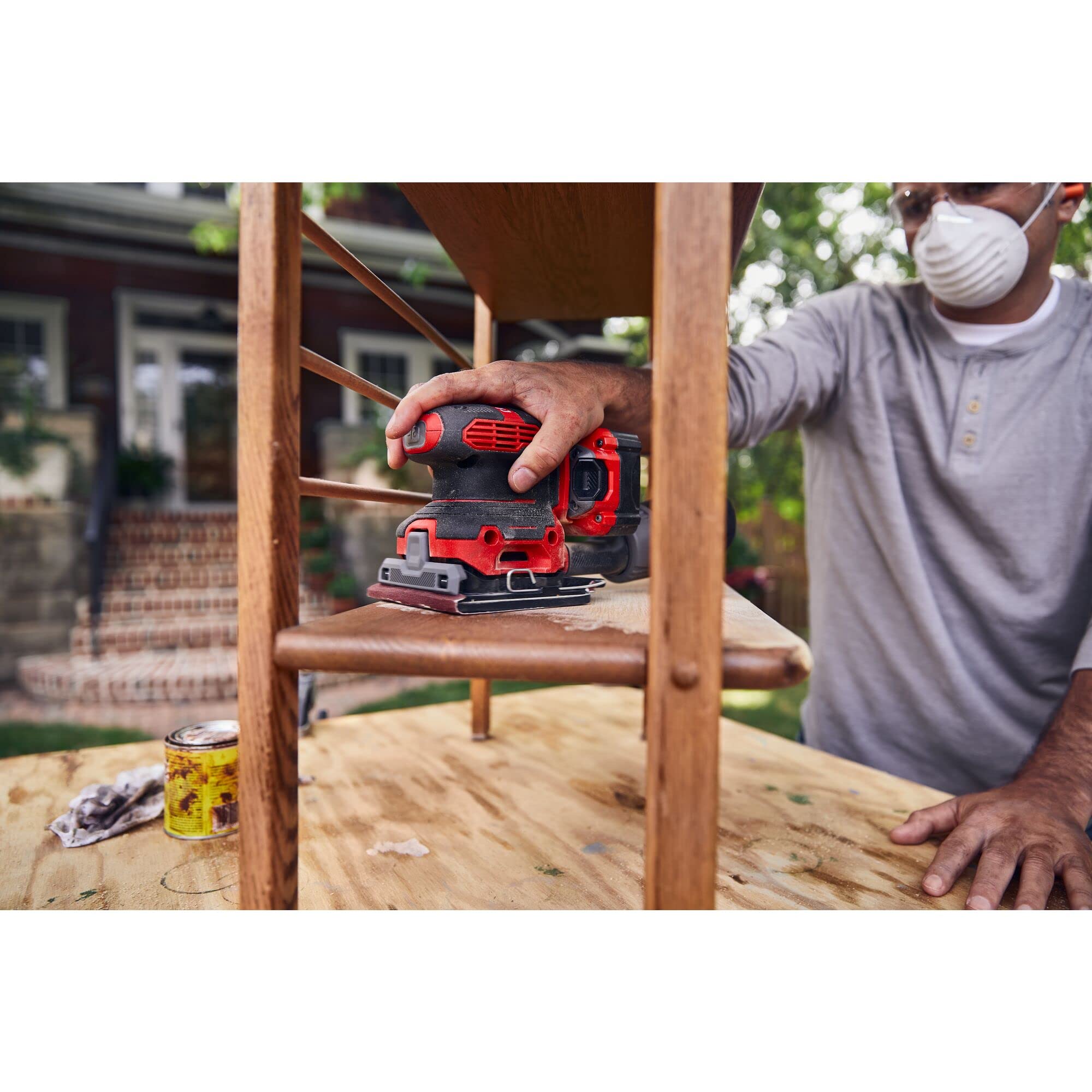 CRAFTSMAN V20 Sander, Cordless, 1/4 Sheet Sander, 9,000-12,000 OPM Bare Tool Only (CMCW222B)