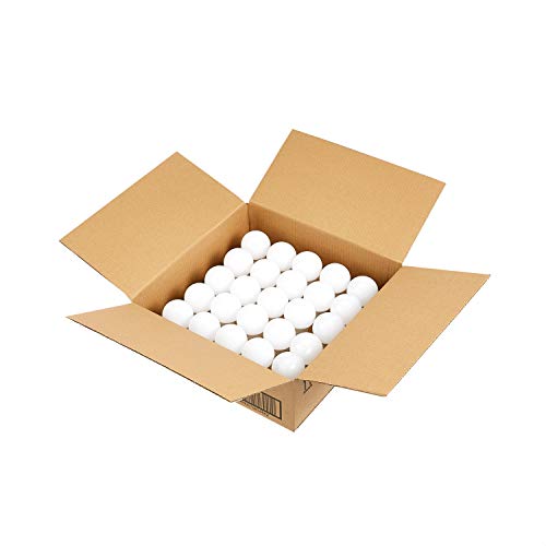 Amazon Basics - A19 LED Light Bulb 450 Lumens, Non-Dimmable, 40 Watt Equivalent, 10000 Hours, E26 Base, Pack of 25, Soft White