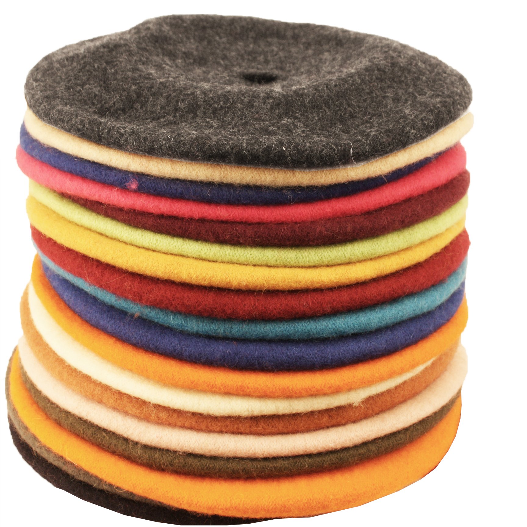 Classic WW004 Winter 100% Wool Warm French Art Basque Beret Tam Beanie Hat Cap (Black)