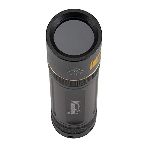 ALONEFIRE SV003 10W 365nm UV Flashlight Portable Rechargeable Blacklight for Pet Urine Detector, Resin Curing, Scorpion, Fishing, Minerals with Aluminum Case, Battery Charger