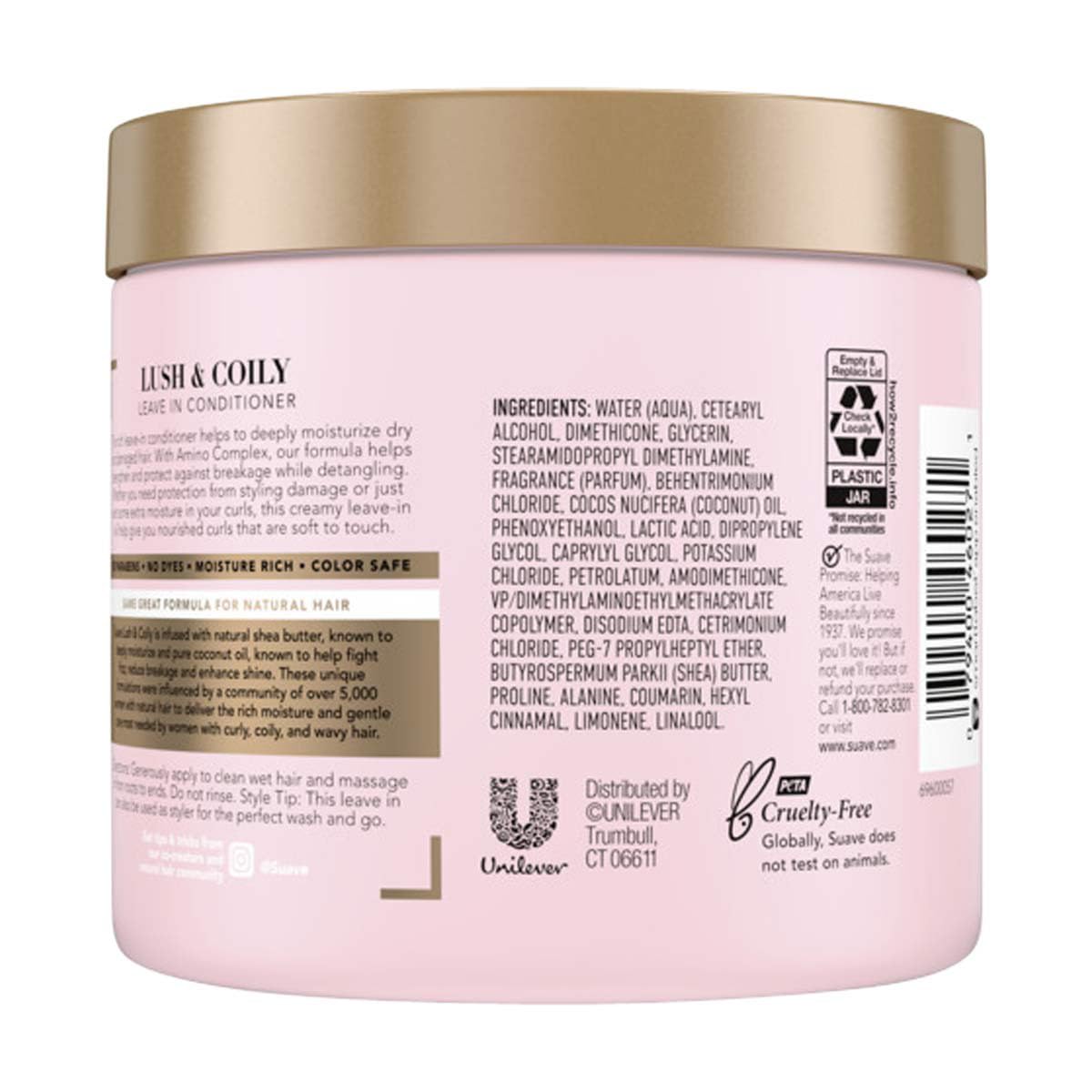 Suave Professionals Natural Shea Butter Coconut Nourish & Strengthen Leave-In Conditioner 13.5 fl oz