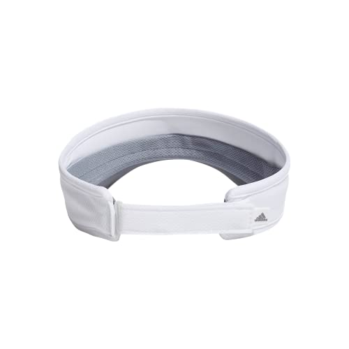 adidas Women's Superlite Visor, White/Light Onix, One Size