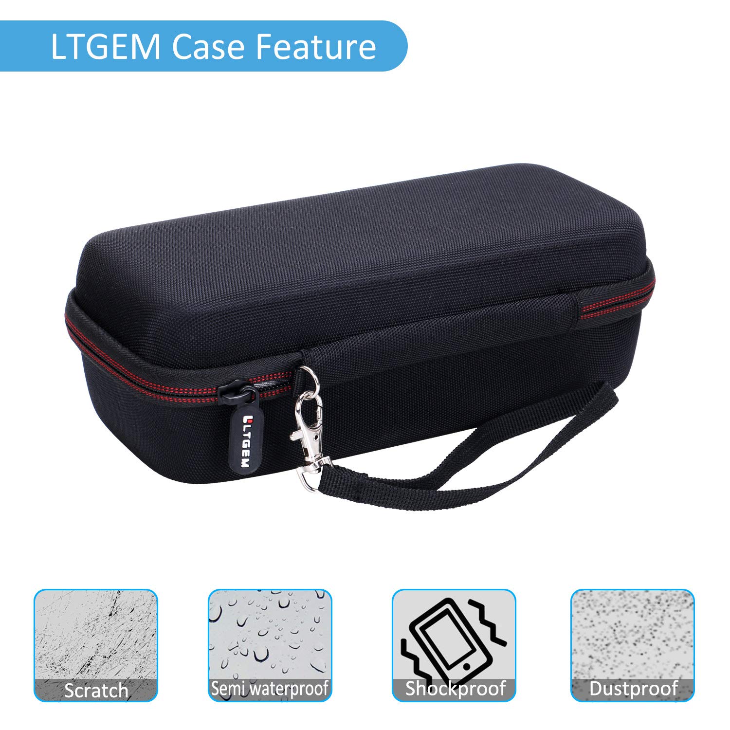 LTGEM EVA Hard Case for Oral-B Pro 1000/1500/2000/3000/3500 Power Rechargeable Electric Toothbrush (Sale Case Only)