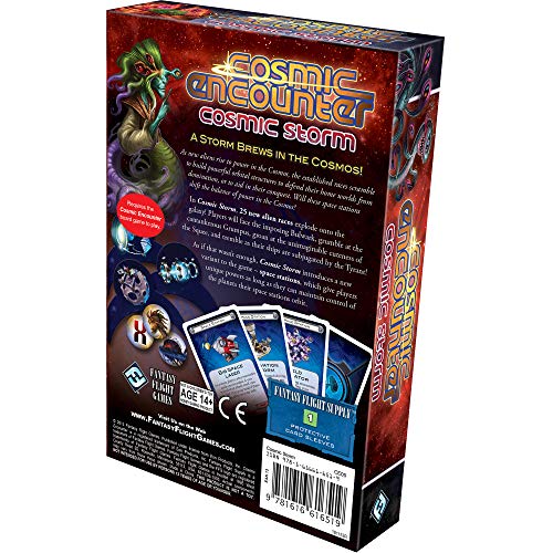 Cosmic Storm Board Game EXPANSION - Classic Strategy Game of Intergalactic Conquest for Kids and Adults, Ages 14+, 3-5 Players, 1-2 Hour Playtime, Made by Fantasy Flight Games