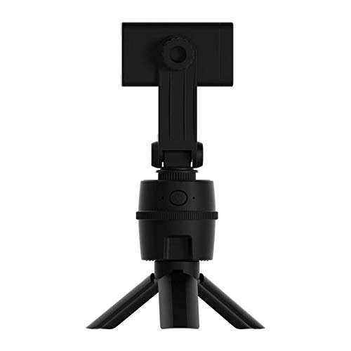 BoxWave Stand and Mount Compatible with Energizer Energy 100 (2017) (Stand and Mount by BoxWave) - PivotTrack Selfie Stand, Facial Tracking Pivot Stand Mount - Jet Black