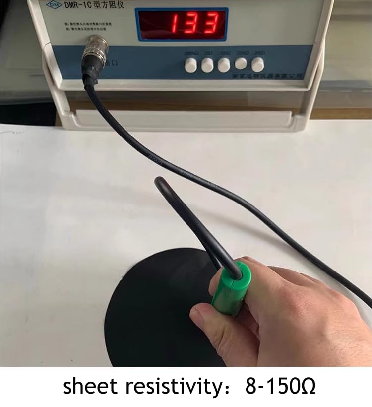 Conductive PU Film Carbon nanotube Graphene Film electrically Heated Therapy Electrode Patch Anti-Static Pressure Sensitive Conductive (400 x 400 mm)