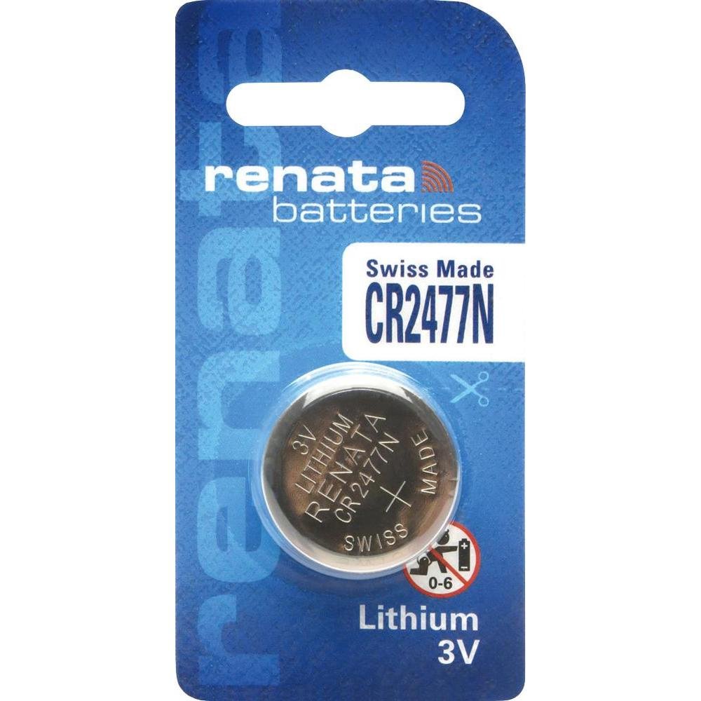 Renata CR2477N 3 Volt Lithium Battery (6 Batteries) ā¦