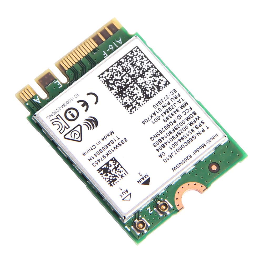 Dual Band Wireless- AC 8265 8265AC NGFF Wifi Card USE FOR Intel 8265 AC AC8265 8265NGW M.2 NGFF 2.4/5GHz Bluetooth 4.2 Wireless WiFi Card 867 Mbps