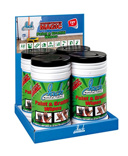 JACK MFG LLC 211584 25 Count Paint Remover Wipes