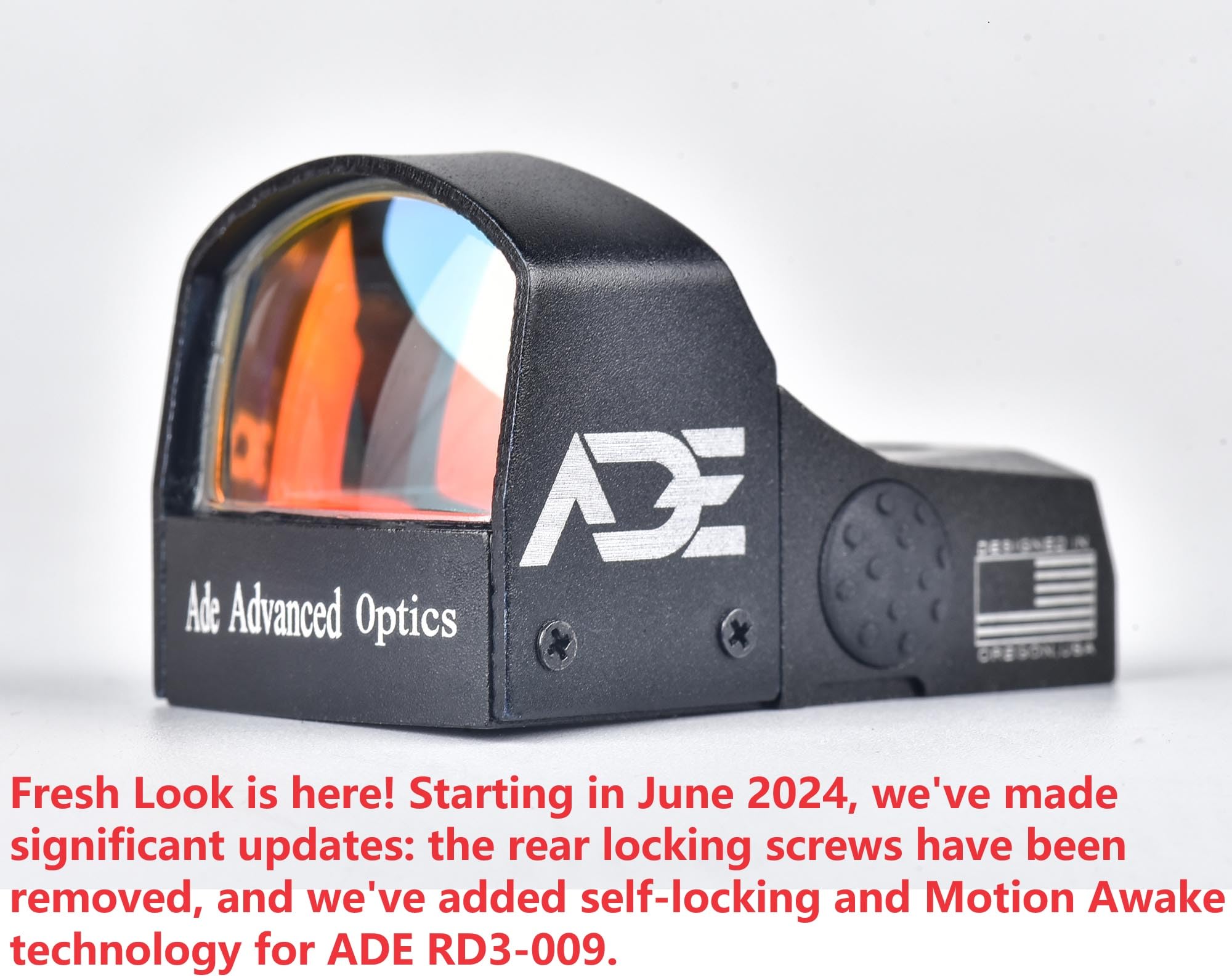 Ade Advanced Optics Compact RD3-009 Red Dot Reflex Sight for HK USP Pistol and Also a Standard Picatinny Mount